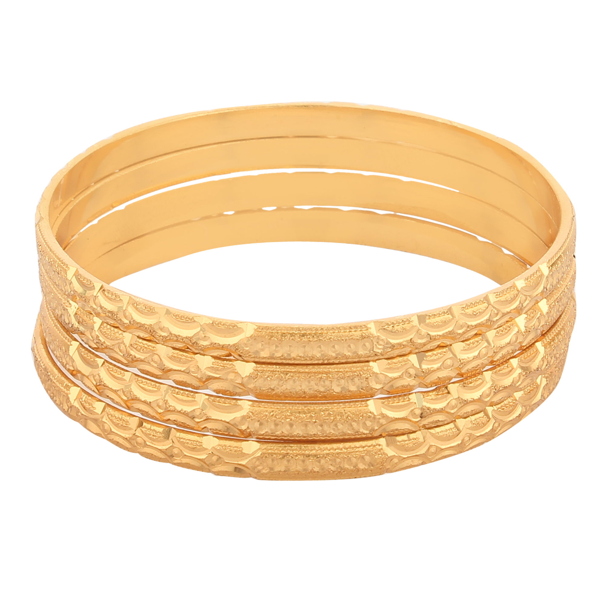 Buy Shine Art Gold Plated Traditional Unique Fancy Designer Bangles ...