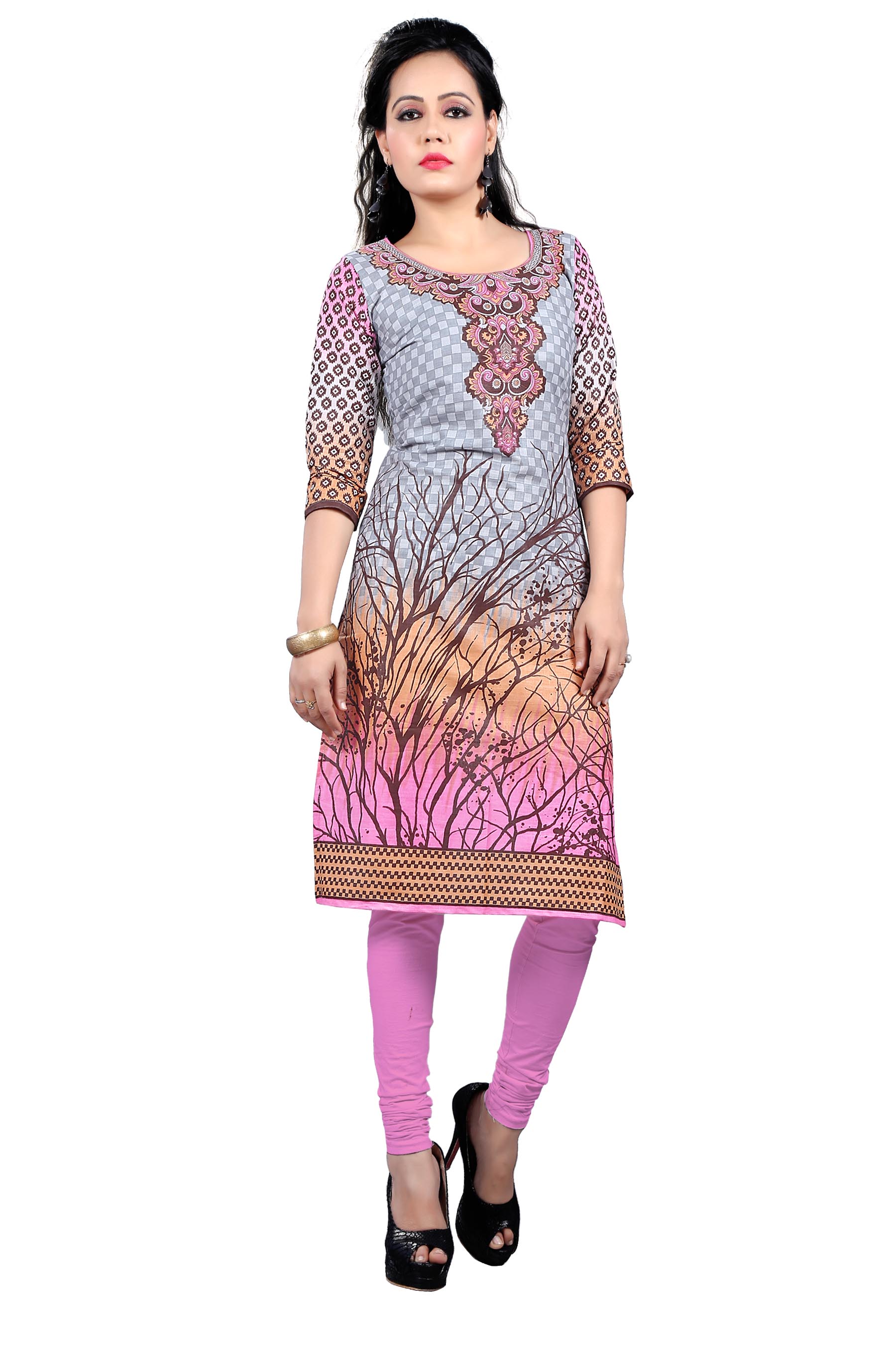 Buy Nakoda Creation Pack of 2 Women's Cotton Unstitched Multicolor ...