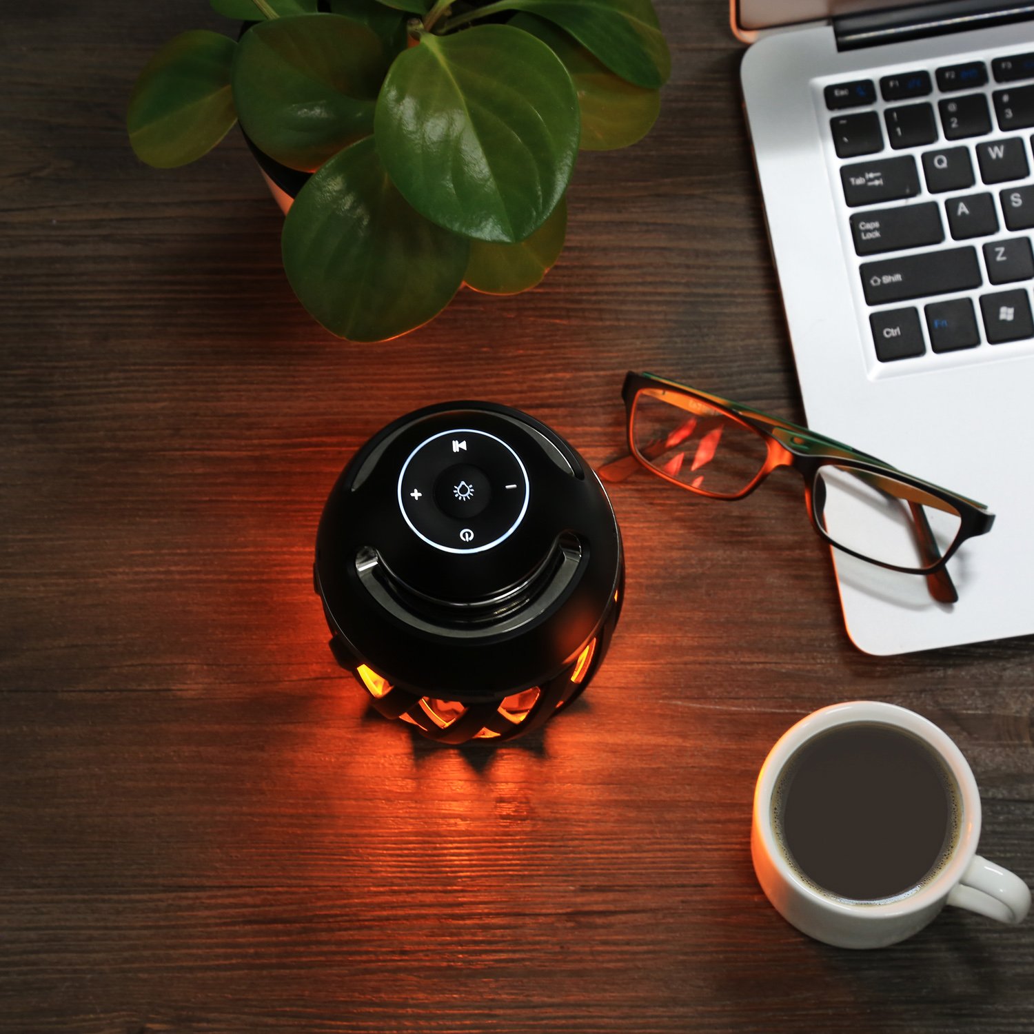 Buy Tech Gear Led Lamp Bluetooth Speaker Flame Atmosphere Speakers ...