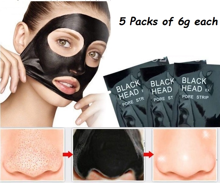 Buy 5 Pcs Pack Blackhead Peel Off Mask Whitehead Remover Charcoal Anti