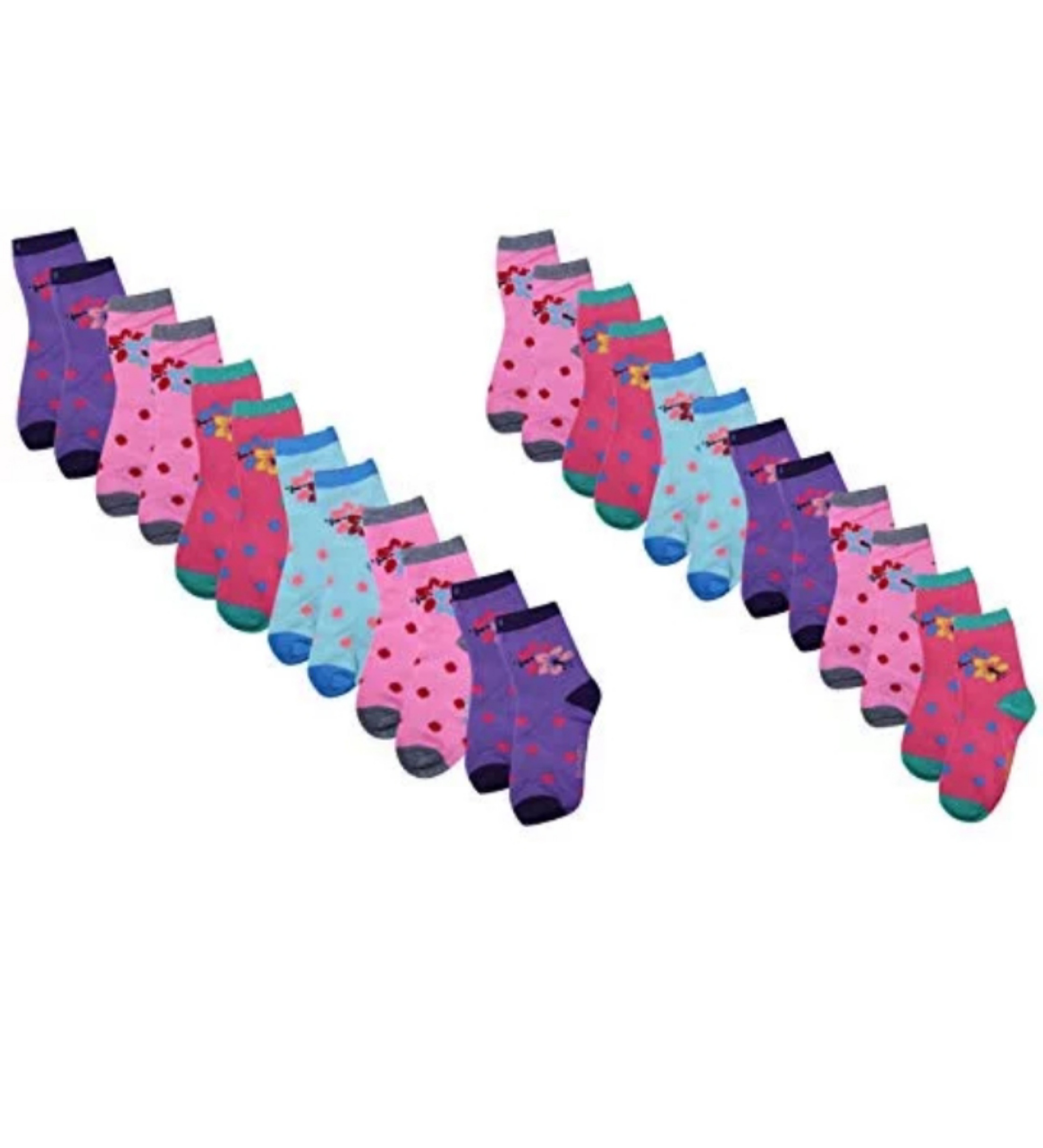 Buy Kids printed socks pack of 12 with premium fabric Online @ ₹299 ...