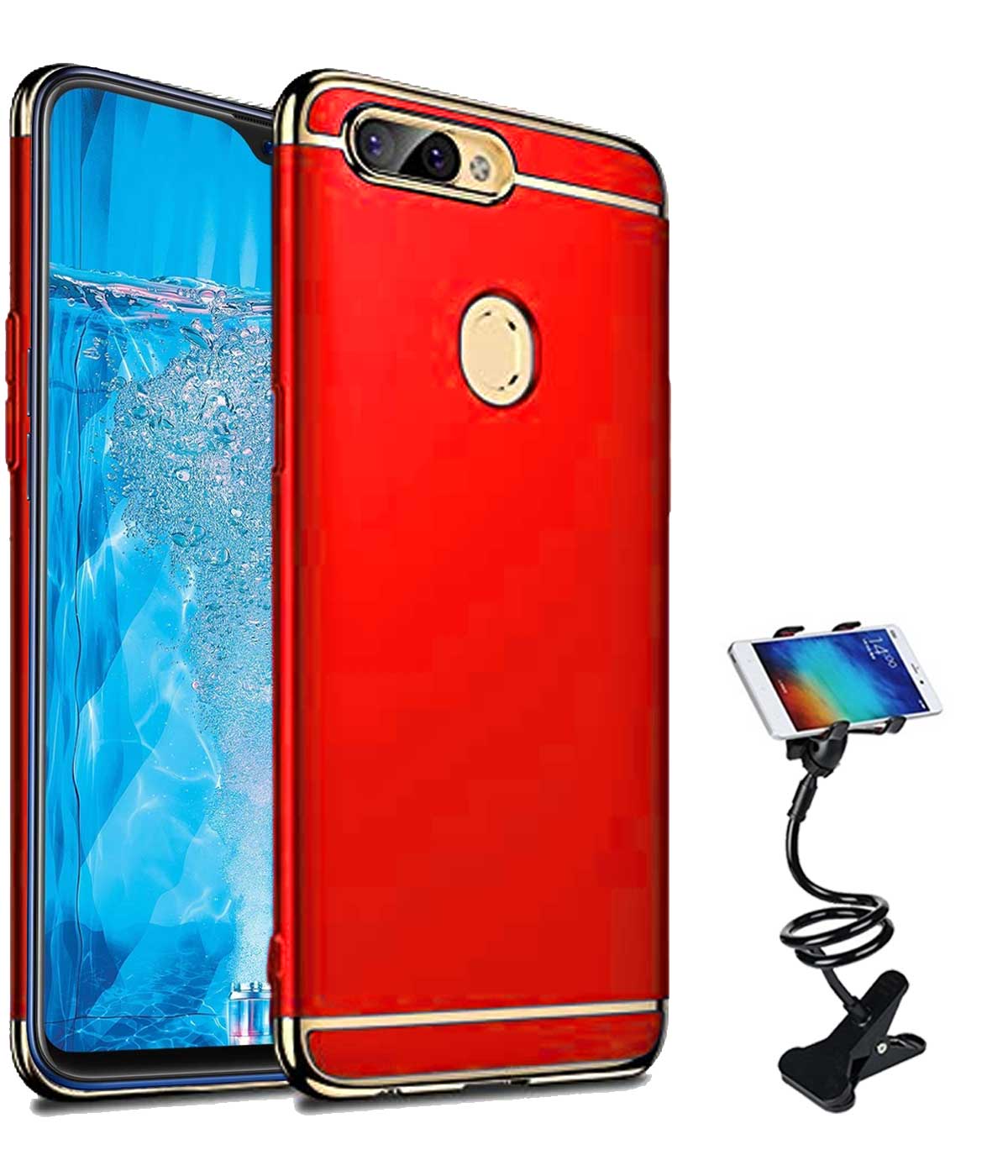 Buy TBZ Ultra-thin 3 in 1 Shockproof Electroplate Metal Texture Hard ...