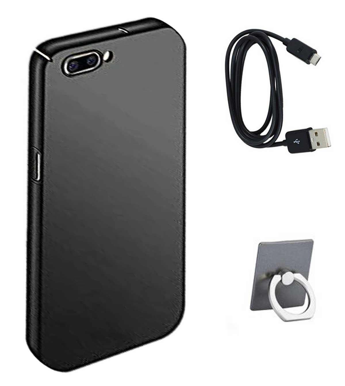 Buy TBZ All Sides Protection Hard Back Case Cover for RealMe C1 with ...