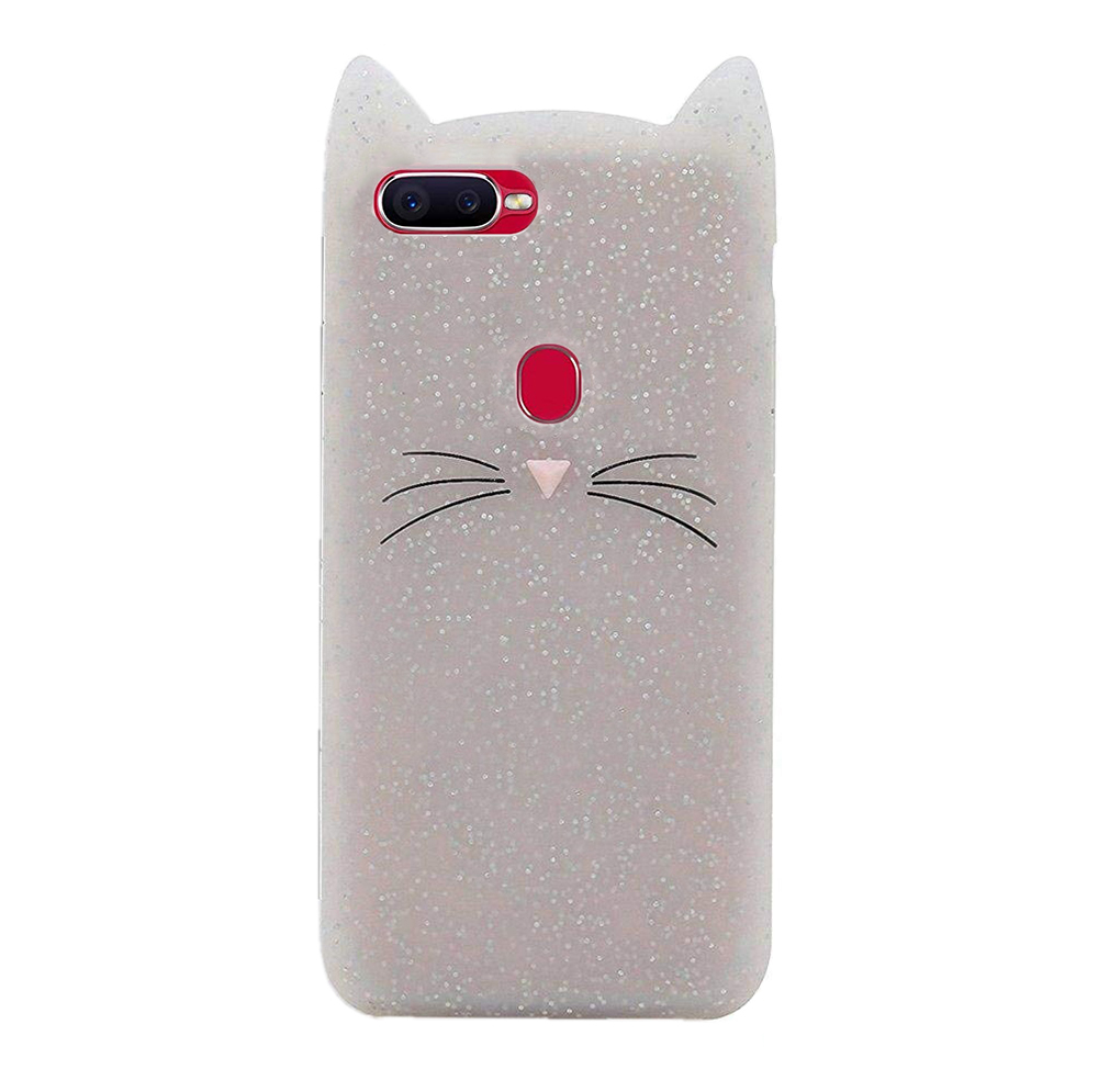 Buy Wondrous Cat cartoon character soft silicon case for Realme 2 Pro ...