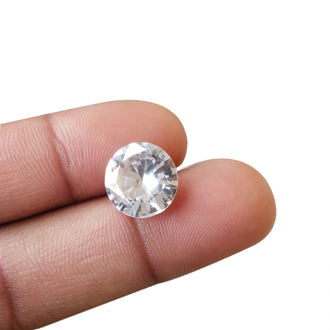 Buy Certified Natural 7.55 Carat Round Shape South Africa Zircon Online ...