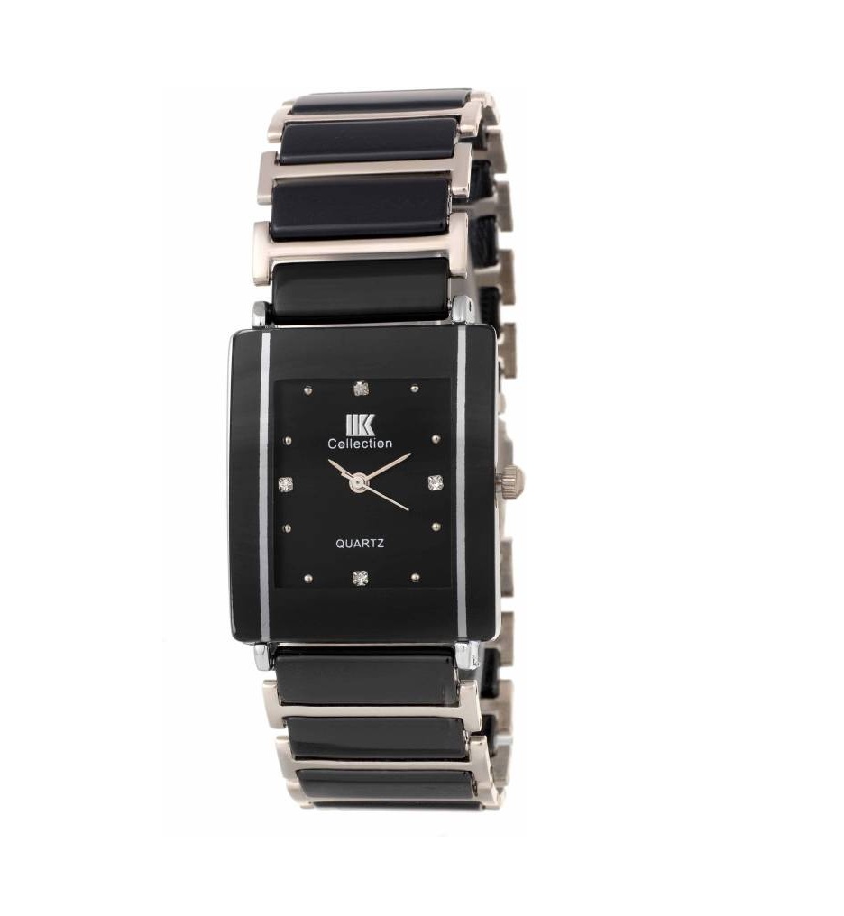 Buy IIK Collection Silver Black Square Dile Best Designing Stylist ...