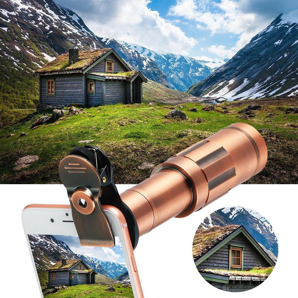 Buy Tech Gear 20X Optical Zoom Telescope Lens Monocular Long Fixed ...