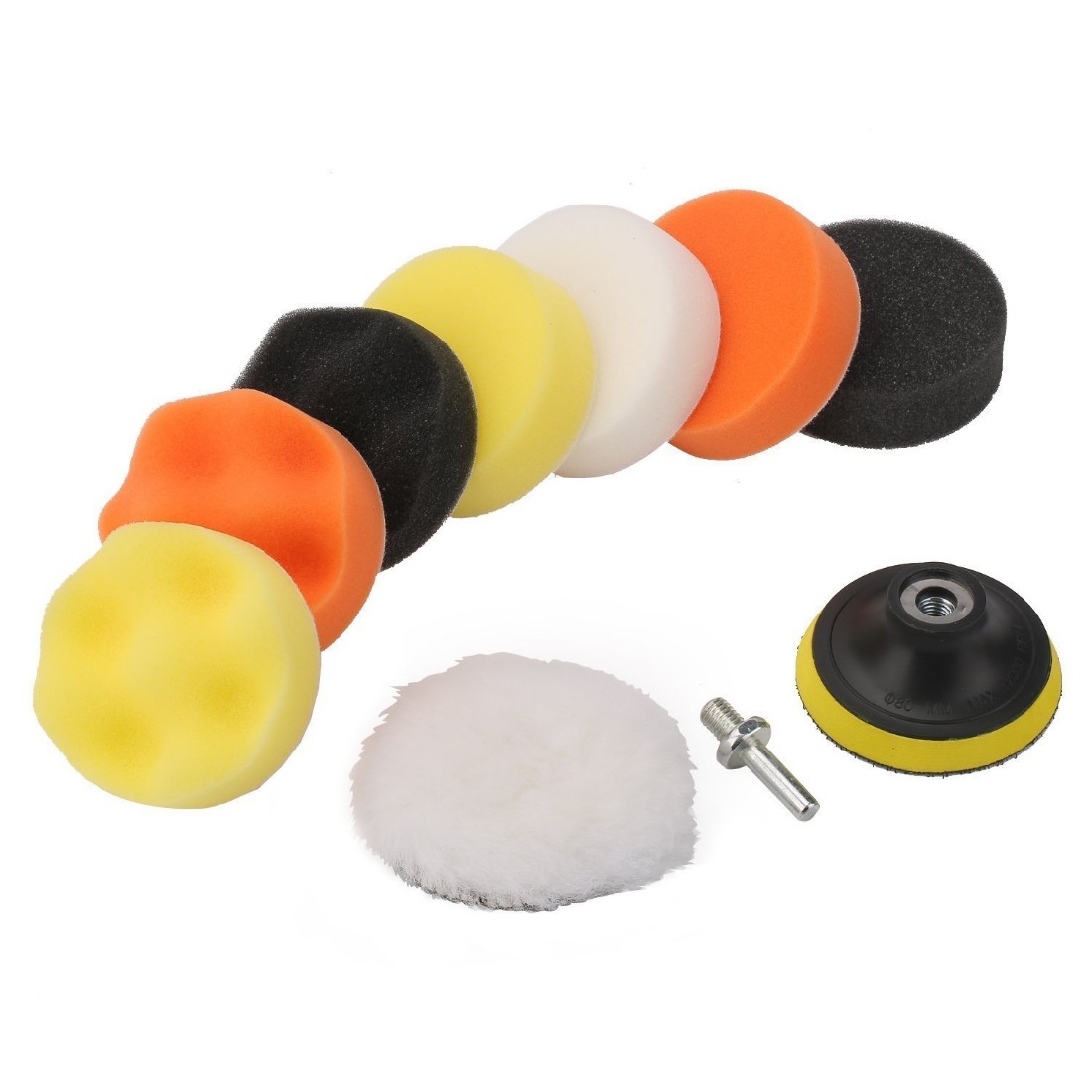 Buy DIY Crafts Polishing Pads Sponge Woolen Polishing Waxing Buffing ...