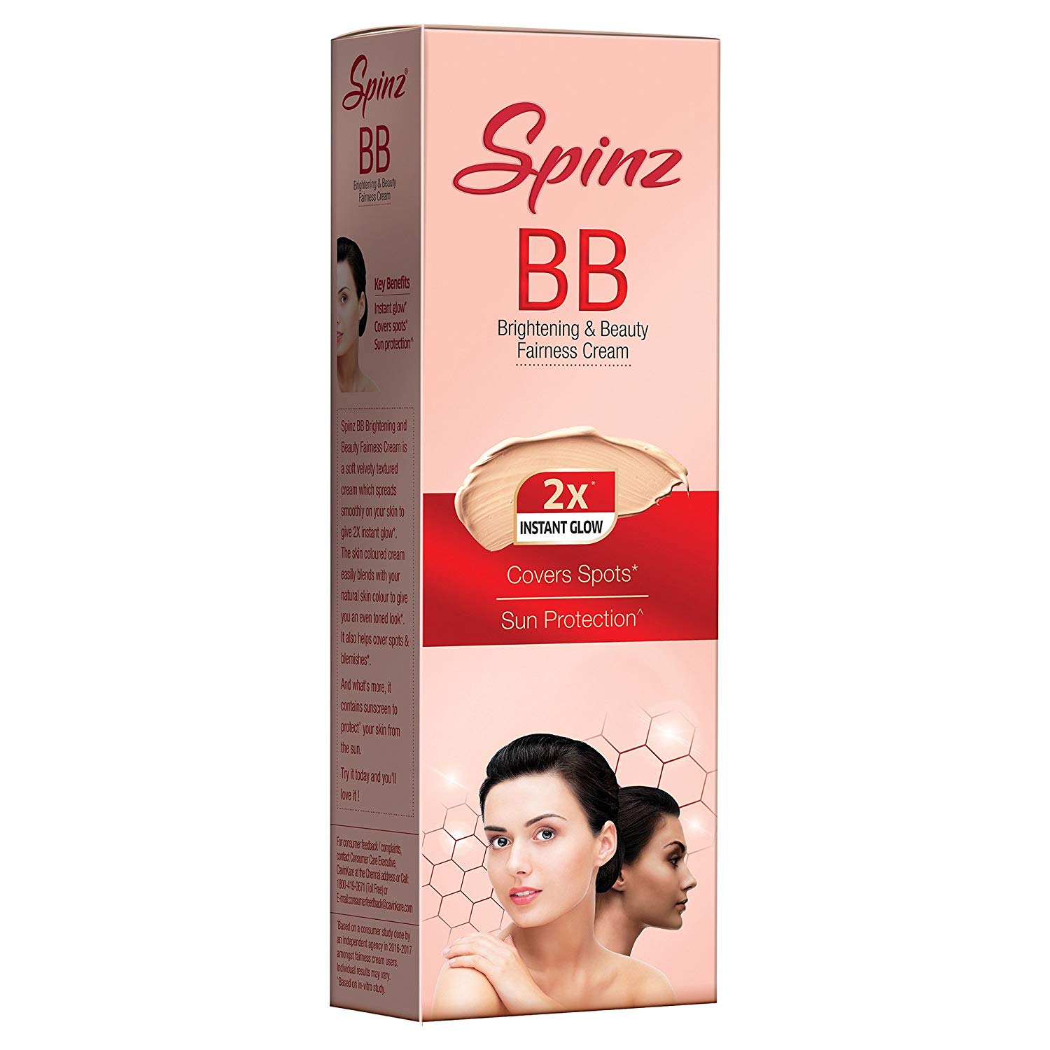 Buy Spinz BB Brightening Beauty Fairness Cream 15g Online @ ₹199 from ...