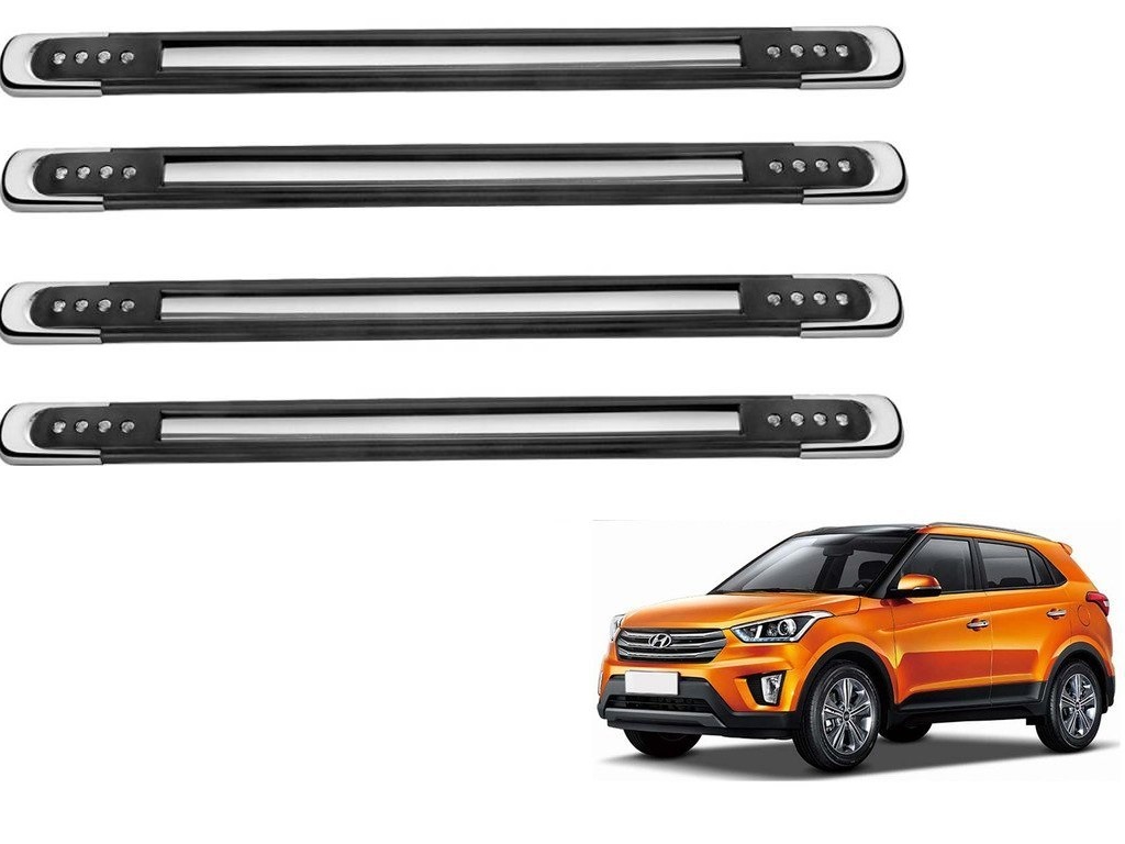 Buy Auto Addict Stainless Steel, Plastic Car Bumper Guard (Black ...