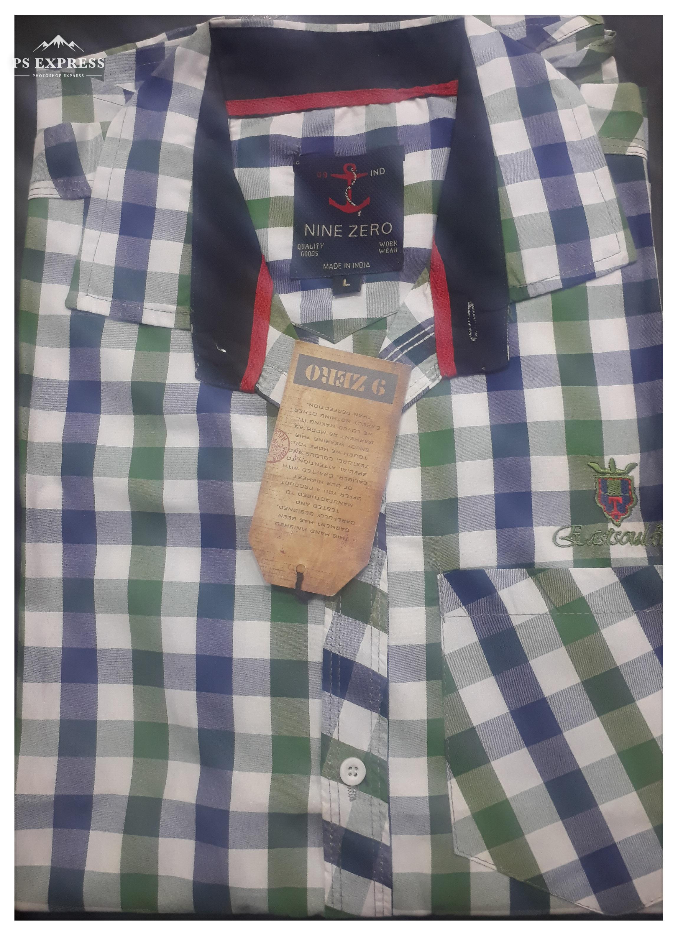 Buy NINE ZERO Men's Slim Fit Casual Shirt Online @ ₹380 from ShopClues