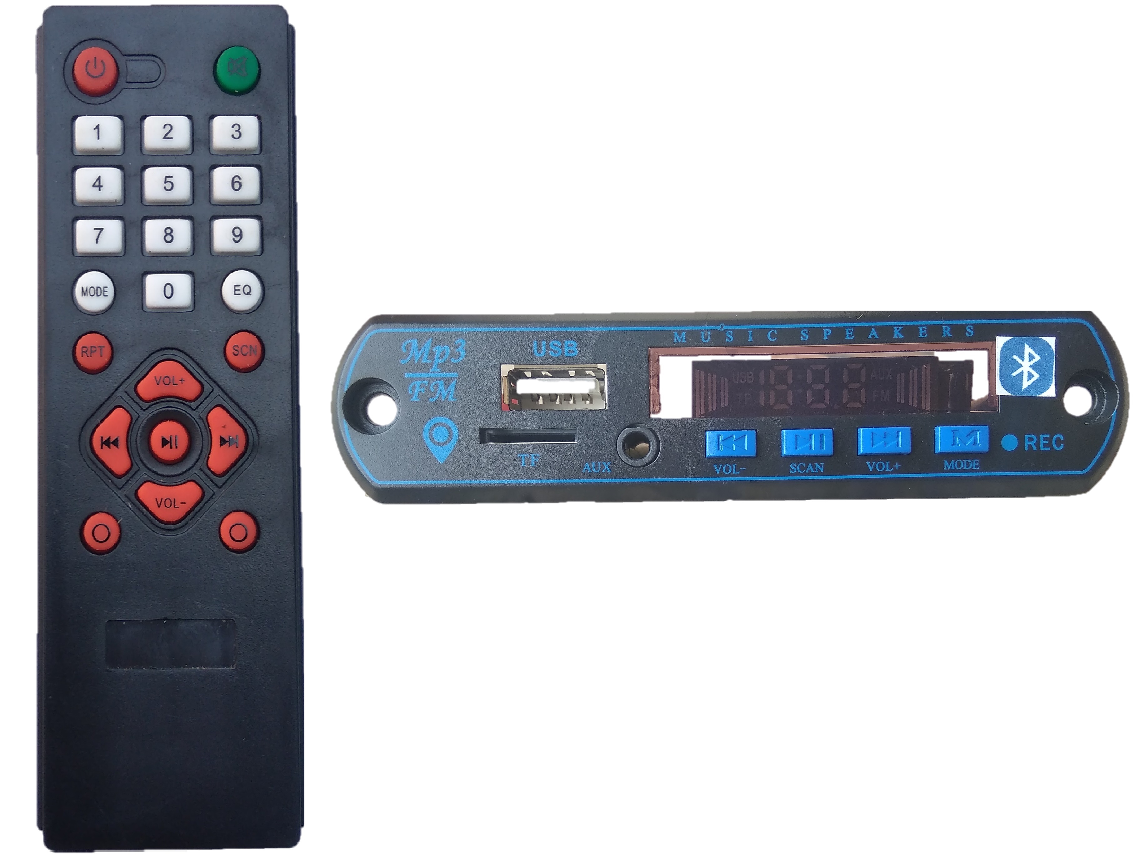 Buy Bluetooth FM USB AUX Card MP3 Stereo Audio Player Decoder Module ...