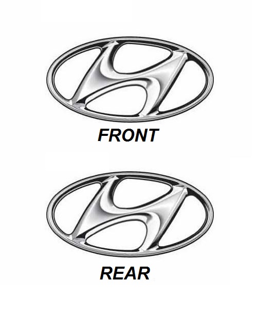 Buy Ultimate improved Hyundai ELANTRA FRONT AND REAR COMBO Logo ...