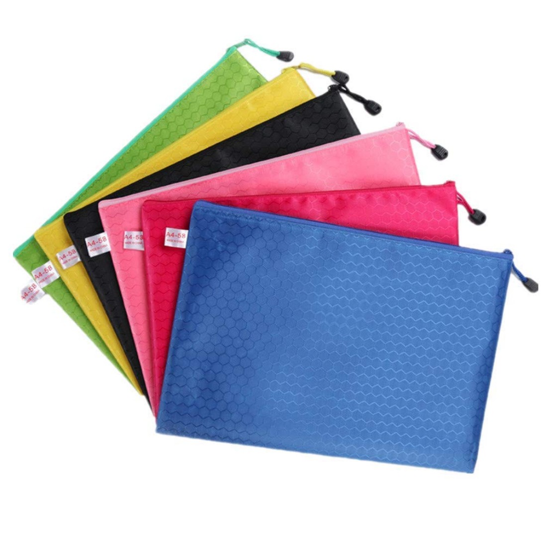Buy DIY Crafts Pouch Style A4 Zipper Mesh Bag with zipper for A4 ...