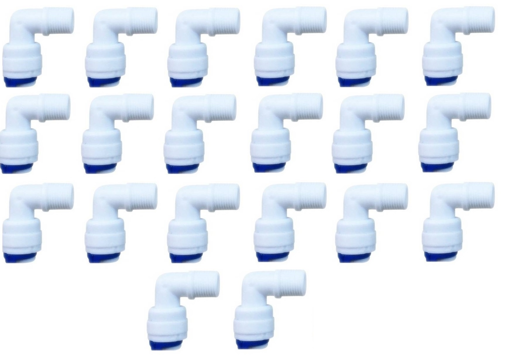 Buy PBROS 20 Pieces RO Membrane Housing Elbow Connector Suited for All ...