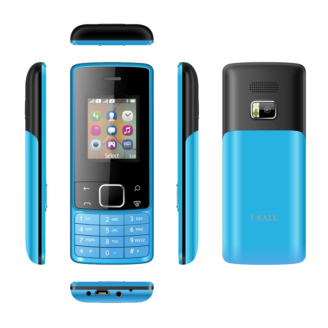 Buy I Kall K20 (1.8 Inch, Dual Sim, FM Blutooth) Multimedia Mobile ...