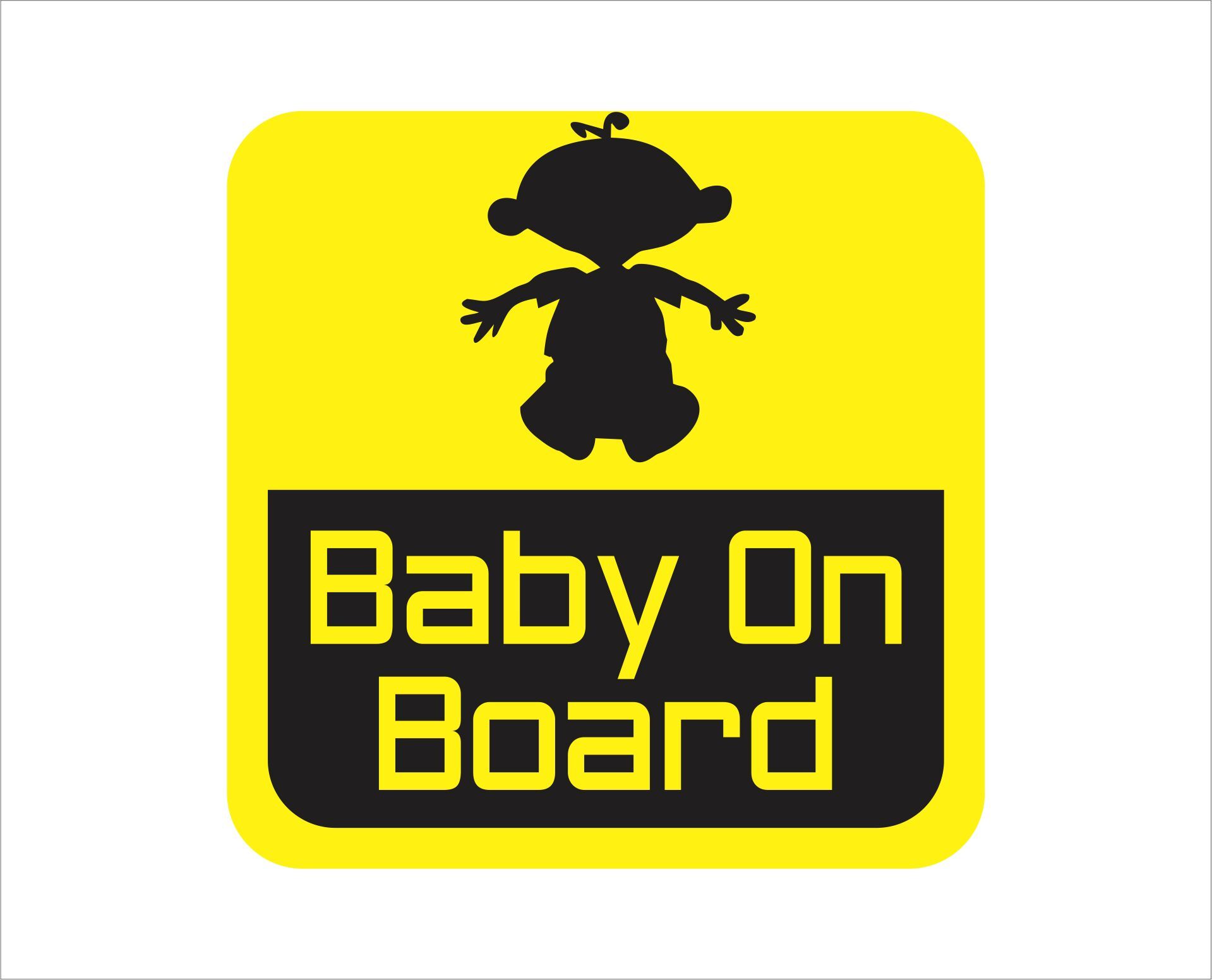 Buy SIGN EVER child kids princess safety baby on board car stickers ...