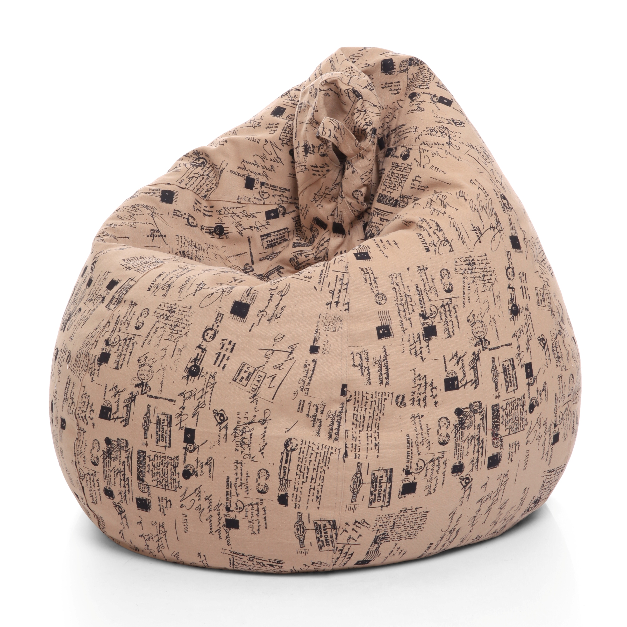 Buy Style Homez Classic Cotton Canvas Abstract Printed Bean Bag XL Size ...