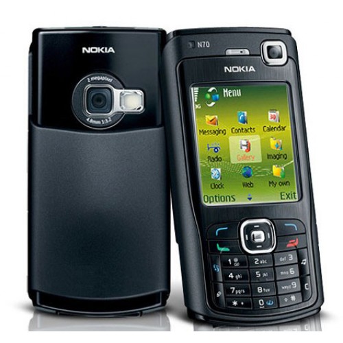 Buy Nokia N70 (Black) - (3 Months Seller Warranty) Online @ ₹6499 from ...