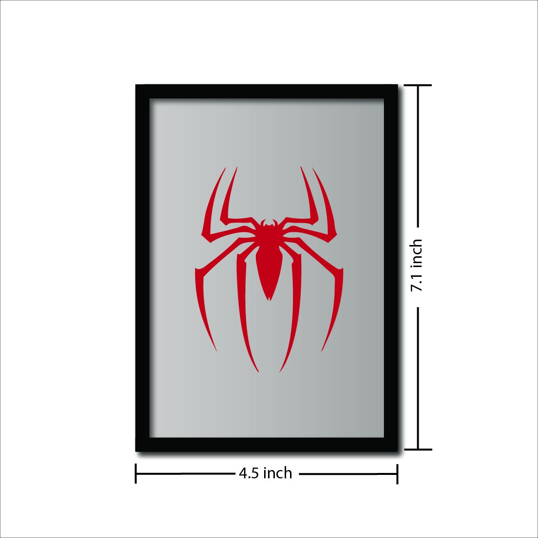 Buy Spiderman Framed Decal Stickers - Wall Hanging - See Through Frames ...
