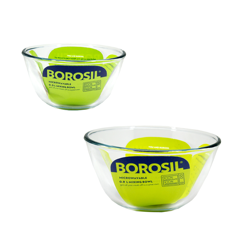 Buy Borosil Combo of 2 Bowl Set 500 ml 900 ml Online @ ₹605 from ShopClues