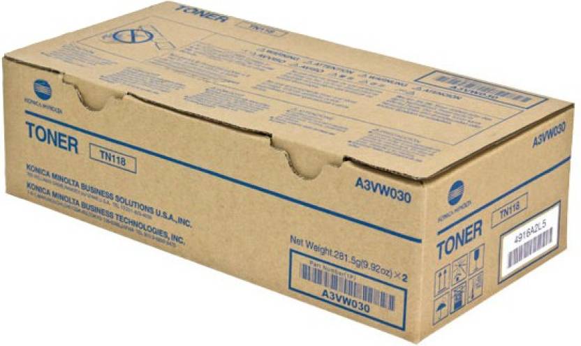 Buy konica minolta TN-118 Toner Cartridge Single Color Toner (Black) Online @ ₹1850 from ShopClues