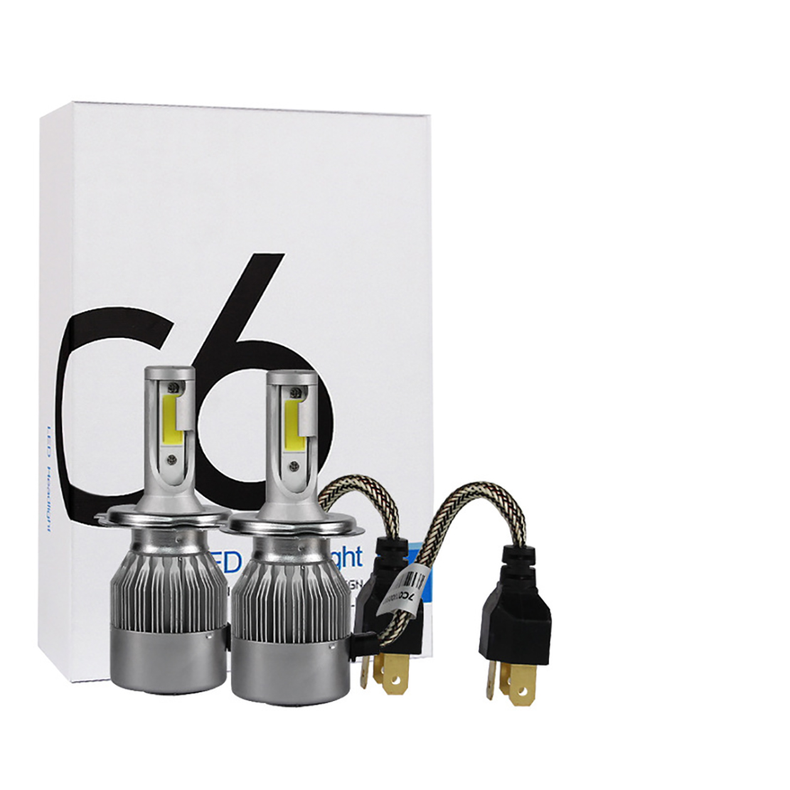 Buy THE ONE CUSTOM C6 H4 COMPACT DESIGN 36W/3800LM LED HEADLIGHT ...