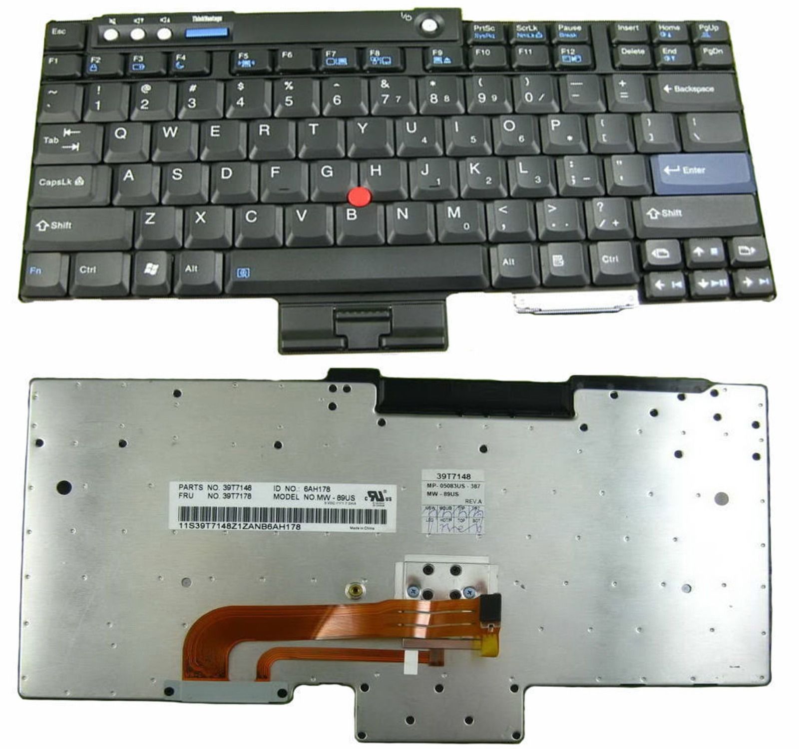 Buy Replacement Laptop Keyboard for Lenovo THINKPAD T400 R400 T500 W500 ...