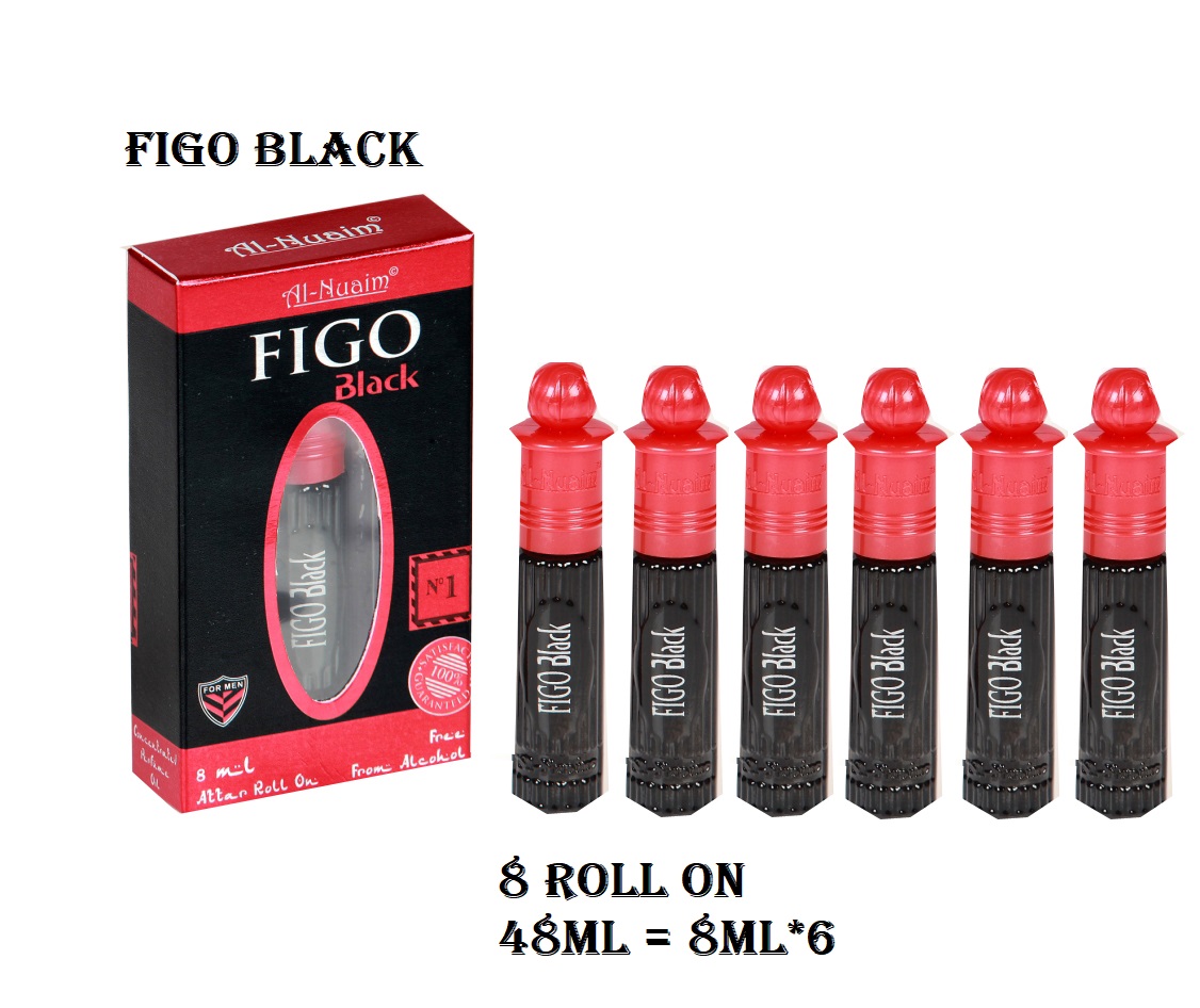 Buy Al-Nuaim 48ML Figo Black Attar 100 Percent Original And Alcohol ...