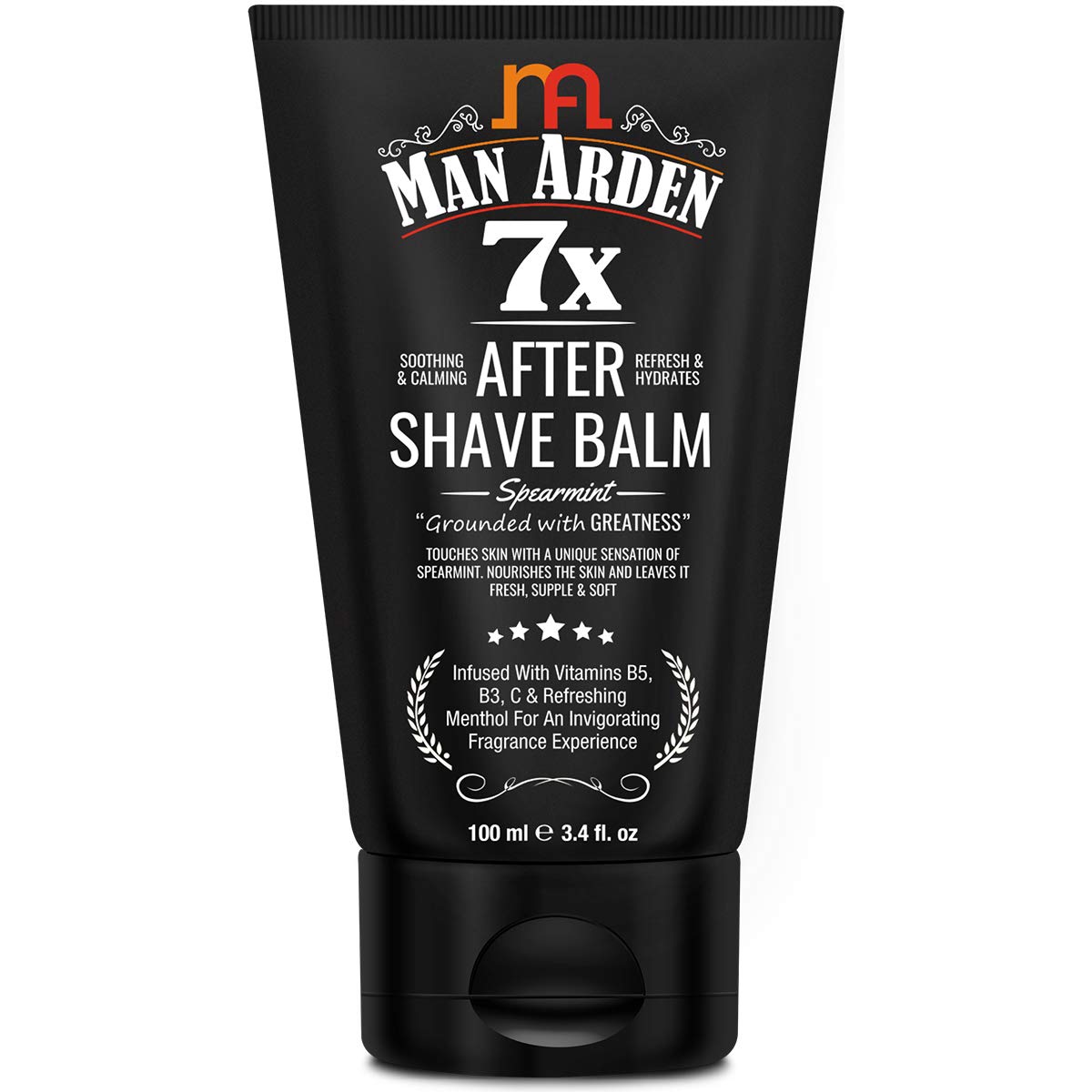 Buy Man Arden 7X After Shave Balm Spearmint 100ml with Menthol, Vitamin ...