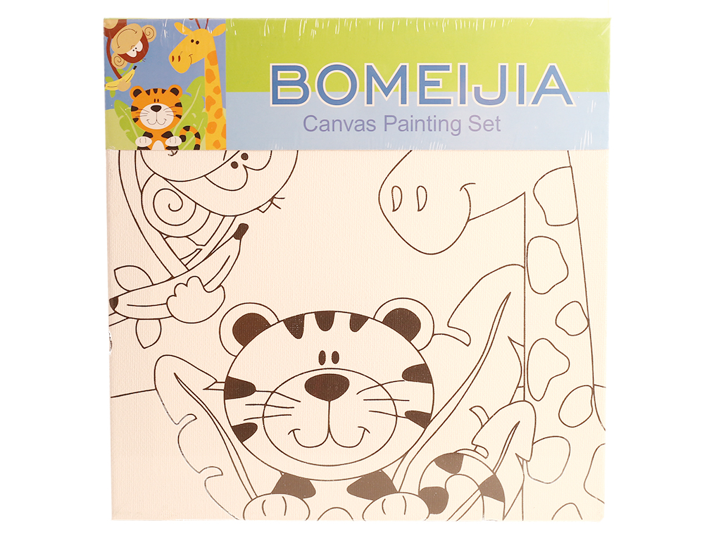 Buy Creative Jack Little Cute Tiger Canvas Painting Set Art Kit ...