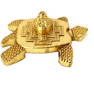 Buy Astro guruji Feng Shui Metal Turtle With laxmi yantra Tortoise for ...