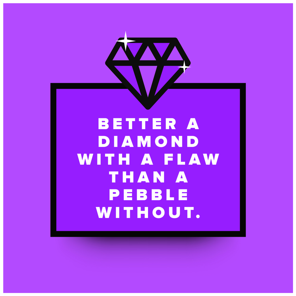 Buy be a diamond new Paper Poster of 300 Gsm Thick Paper 12x18 Inch ...