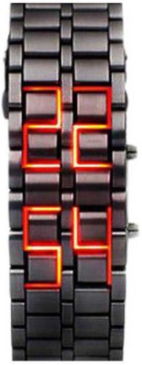 Buy Square Dial Black Metal Strap Men Quartz Watch for Men Online ...