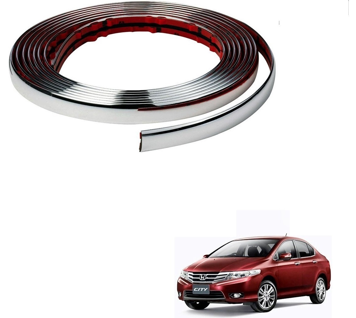 Buy Auto Addict Car Side Window Chrome Beading Roll 10MM 20 Mtr For ...