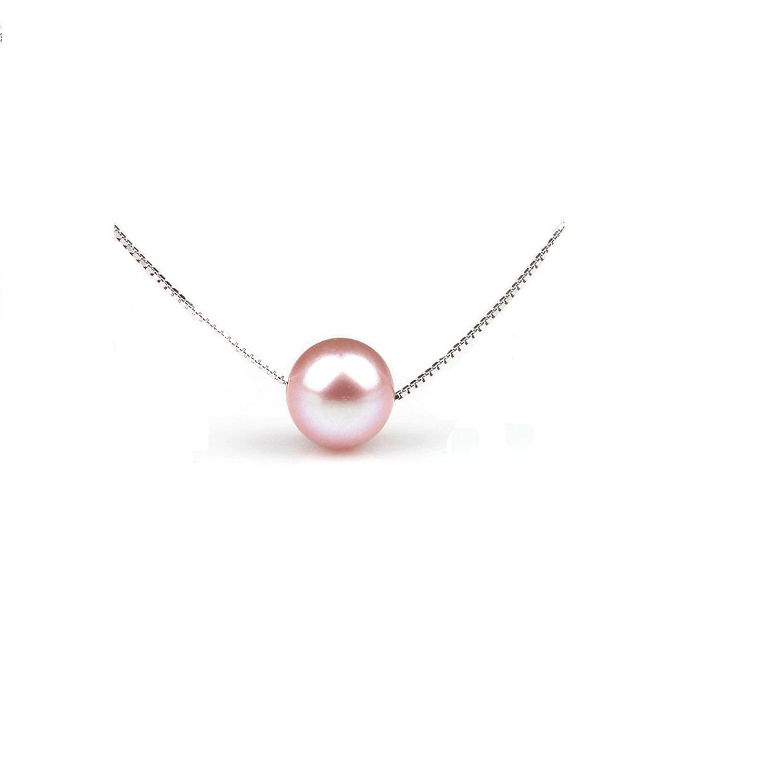Buy Silverish Unique Round Shape Pearl Joint With Chain Platinum Plated ...
