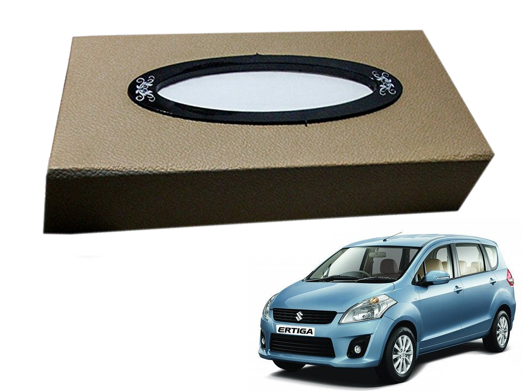 Buy Auto Addict Car Tissue Beige Leatherite Box with 200 Sheets(100 ...