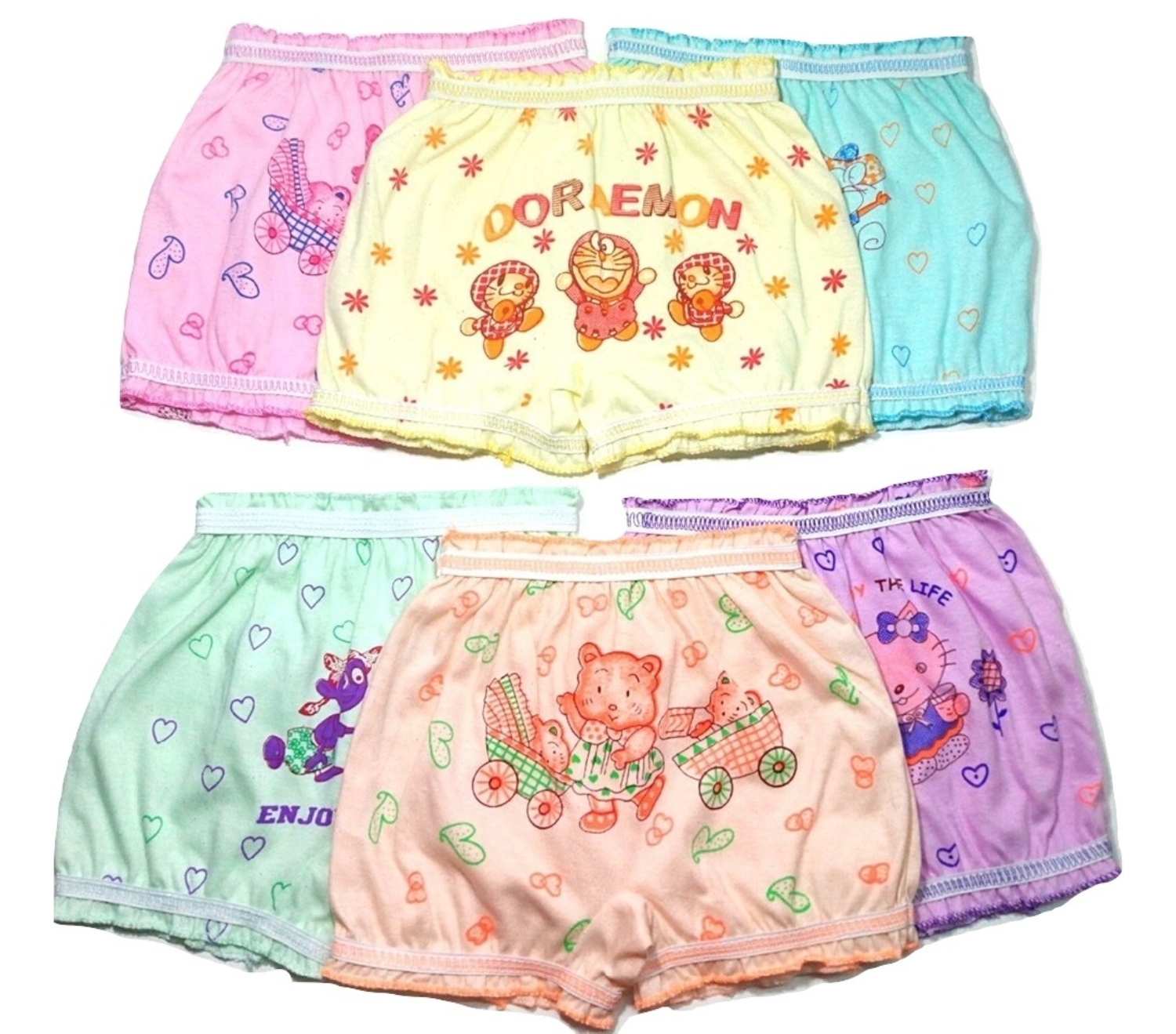 Buy Bexzzor Girls Boys and Kids Pure Cotton Cartoon Printed Briefs ...