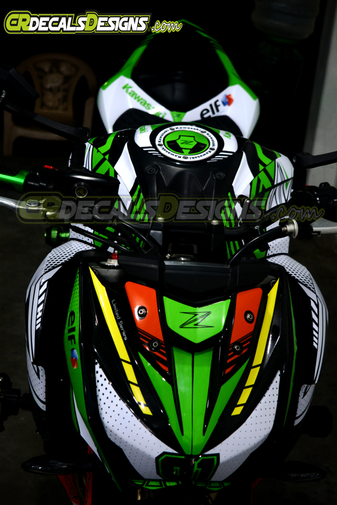 Buy CR Decals KAWASAKI Z800 Custom Decals/ Wrap/ Stickers CUP RACE KIT 2019 Online @ ₹7690 from ...
