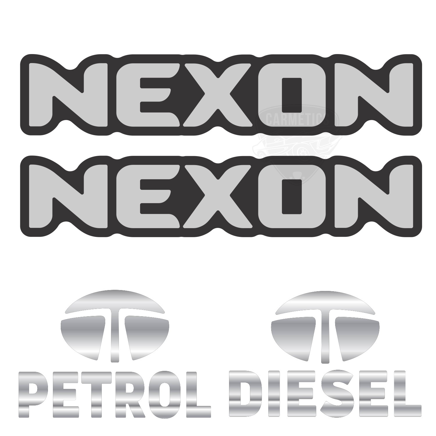 Buy Carmetics Nexon Vinyl Stickers Decals For Tata Nexon Door Mouldings