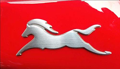 Buy Apache Horse Bike Logo Model Emblem 3D Chrome Sticker(Silver)(1 pcs ...