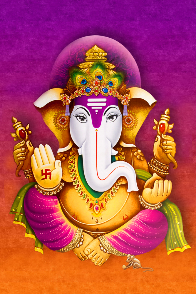 Buy Ganesh 18 Poster Sticker Paper Print By 5 Ace |Sticker Paper Poster ...