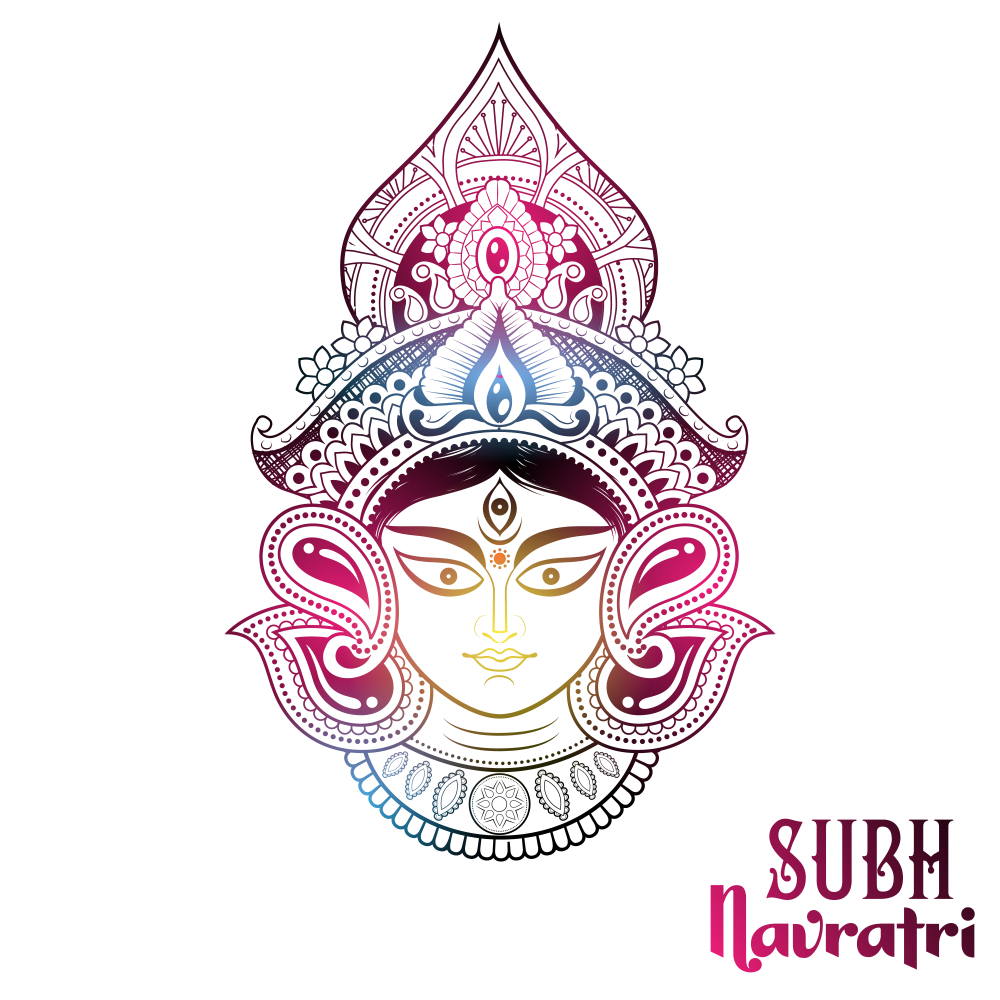 Buy Navratri Poster Sticker Paper Print By 5 Ace |Sticker Paper Poster ...