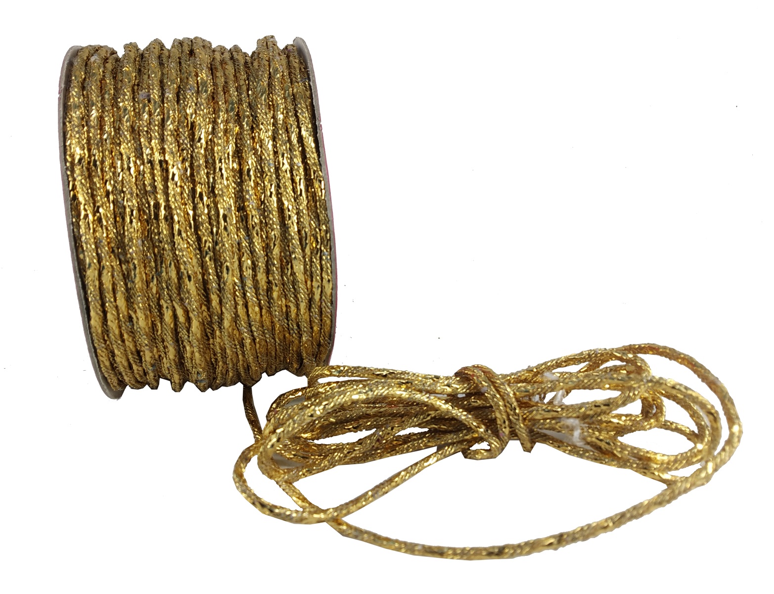 Buy De-Ultimate Golden (18 Mtr) Silk Thread/Dori Lace For Sewing ...