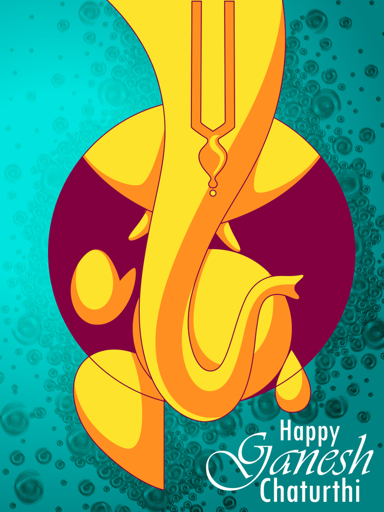 Buy Ganesh 126 Poster Matte finish Sticker Paper Print By 5 Ace ...