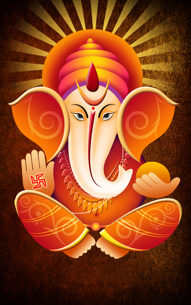 Buy Ganesha Poster Matte finish Sticker Paper Print By 5 Ace |Sticker ...
