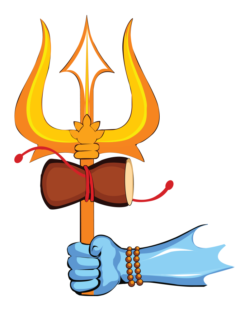 Buy Mahadev trisool Poster Matte finish Sticker Paper Print By 5 Ace ...