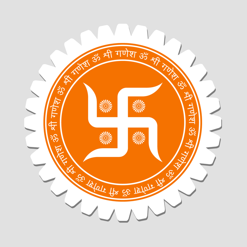 Buy Swastik 2 Poster Matte finish Sticker Paper Print By 5 Ace |Sticker ...