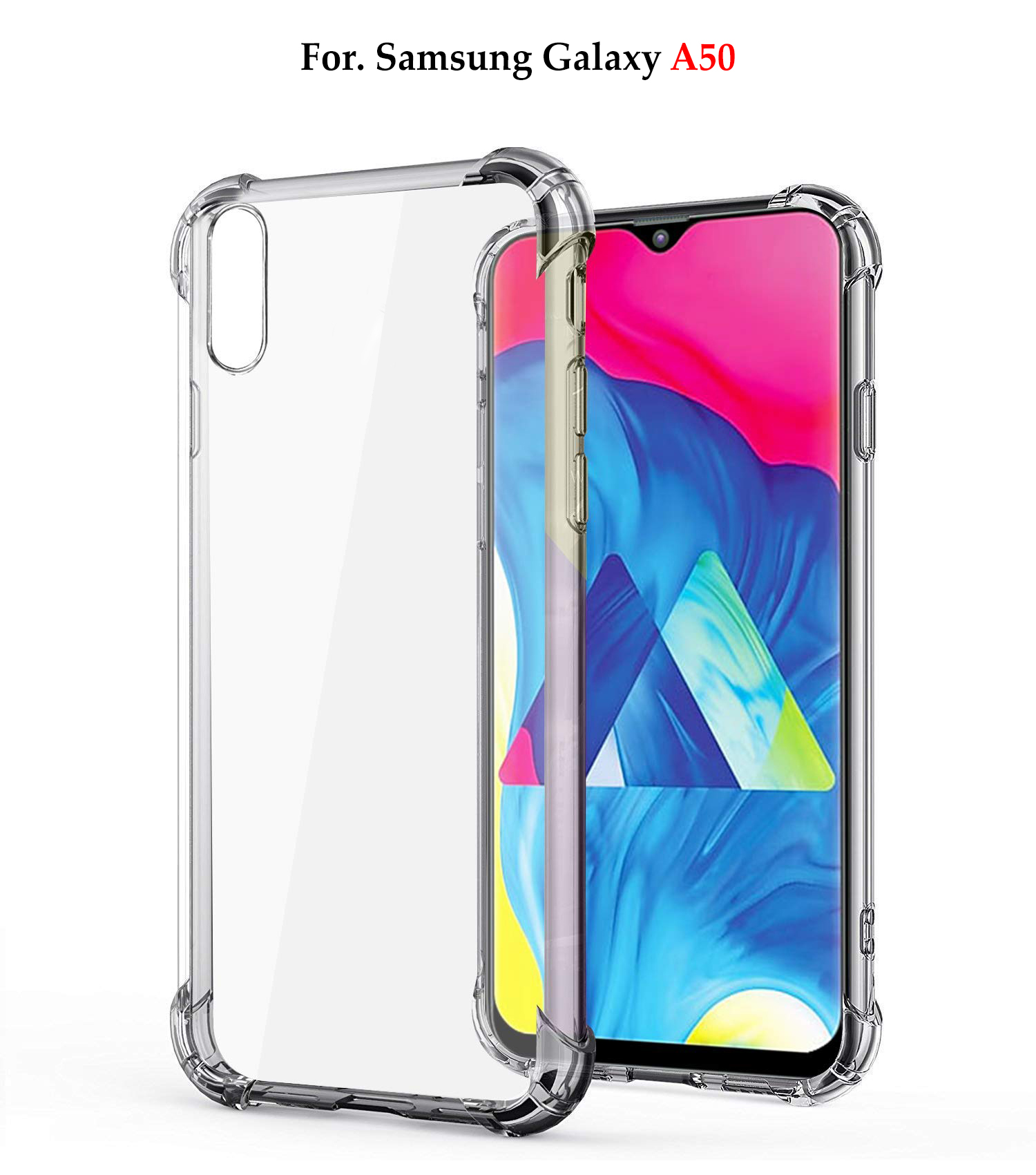 Buy Samsung Galaxy A50 - Anti-Knock Design Shock Absorbent Bumper ...