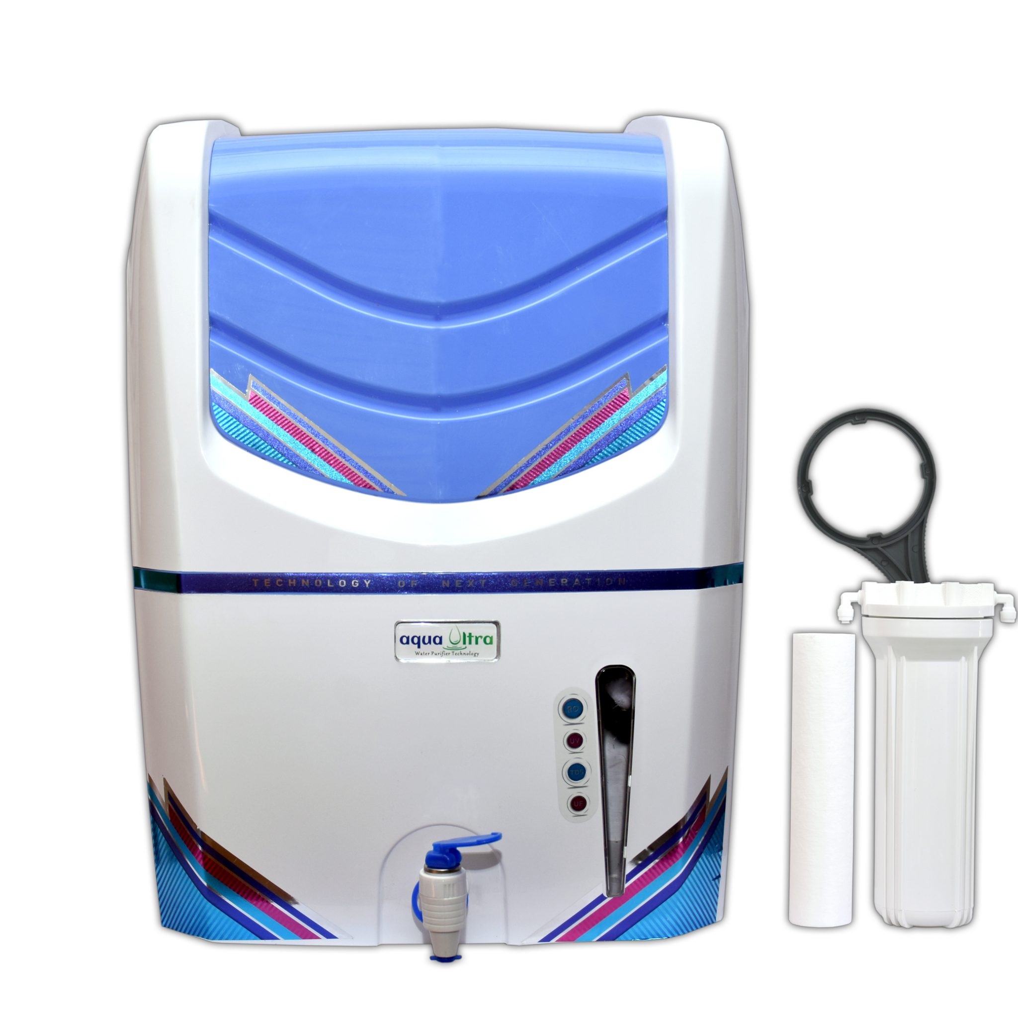Buy Aqua Ultra H2O RO+UV(12W LED)+B12 water purifier Online @ ₹4499 ...